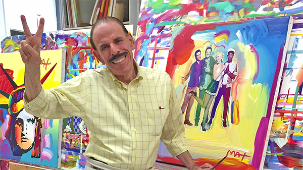 Peter Max Creates Baltimore Magazine’s April Cover - Baltimore Magazine