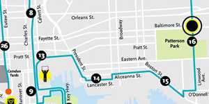 Baltimore Running Festival: Interactive Map - Baltimore Magazine