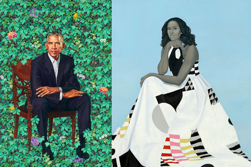 Amy Sherald Unveils Portrait of Michelle Obama