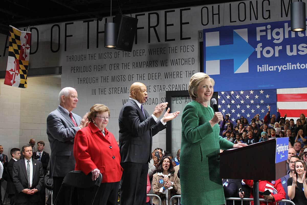 Hillary Clinton Makes Baltimore Campaign Stop - Baltimore Magazine